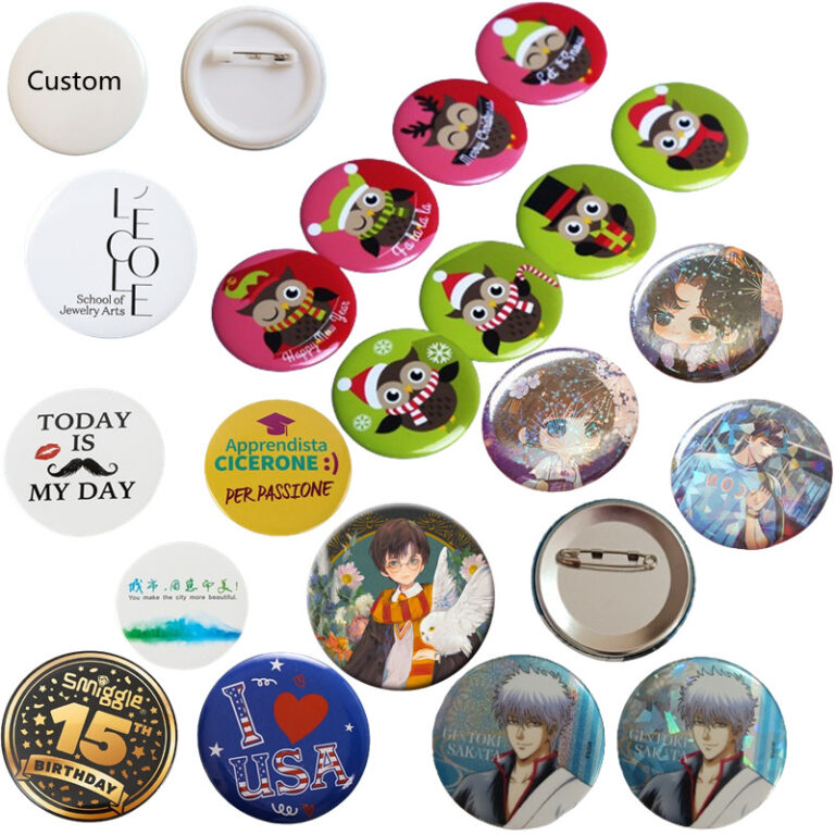 Custom Button Pins – Custom Metal Products