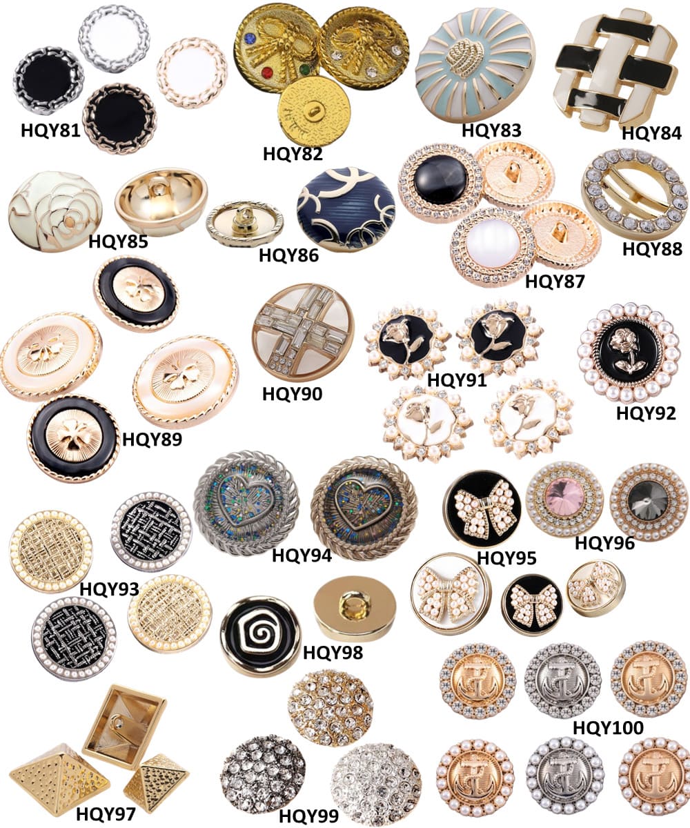 100 Designs Blazer & Coat Buttons – Custom Metal Products