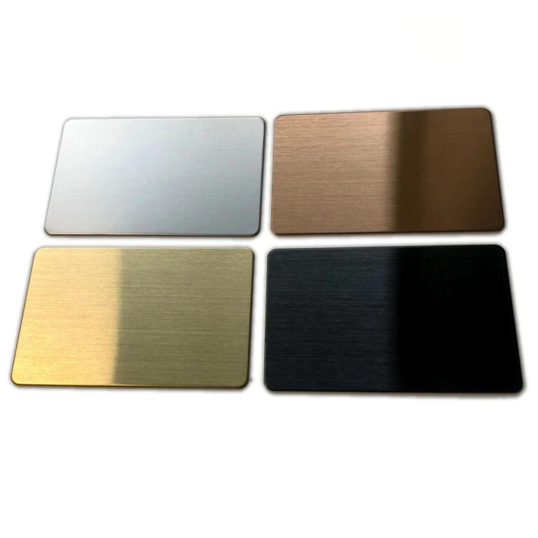 Brushed Metal Business Cards – Custom Metal Products